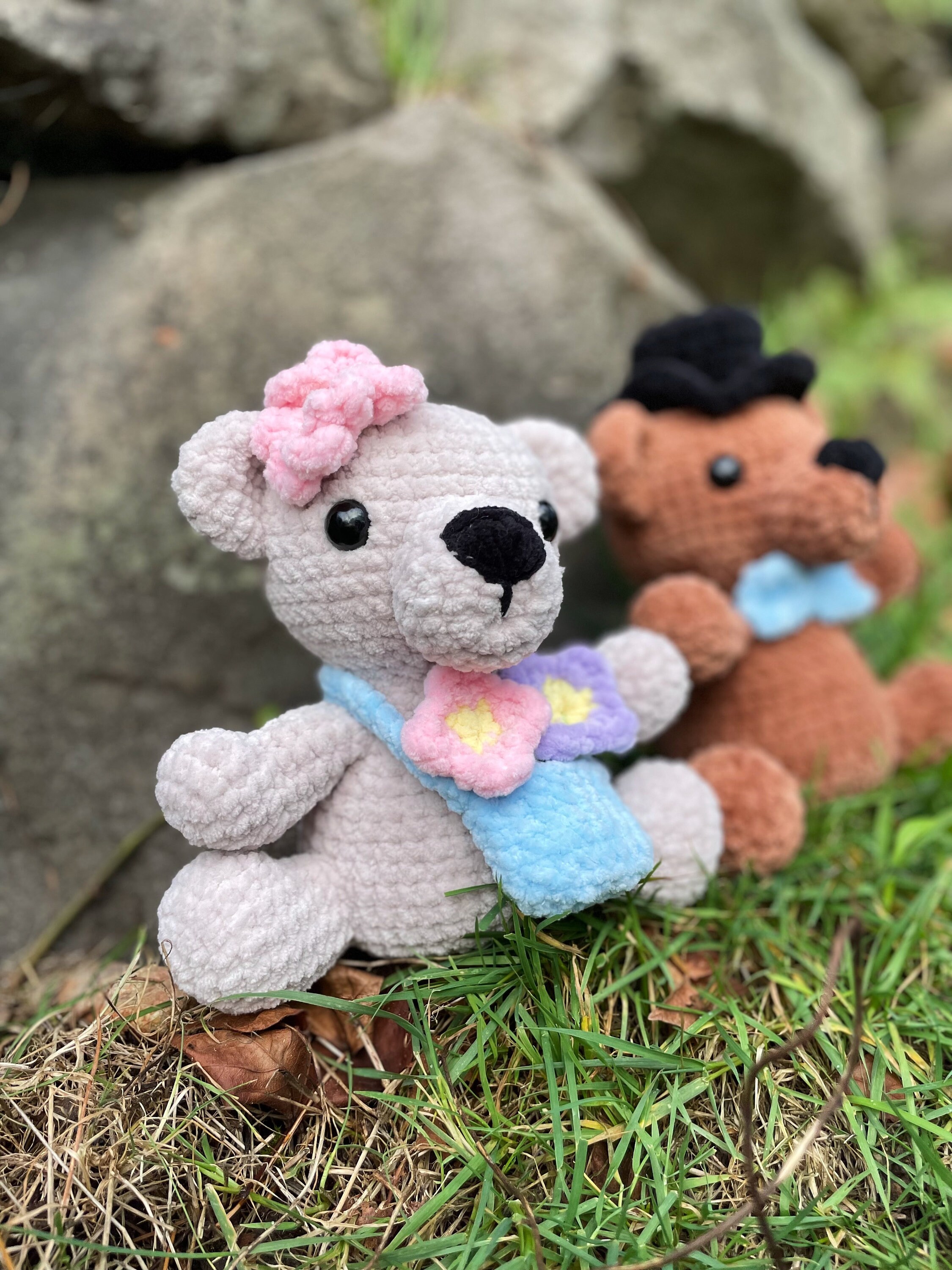 Teddy Twins Crochet Plushie Pattern, Amigurumi Bear (PDF Pattern) - Etsy