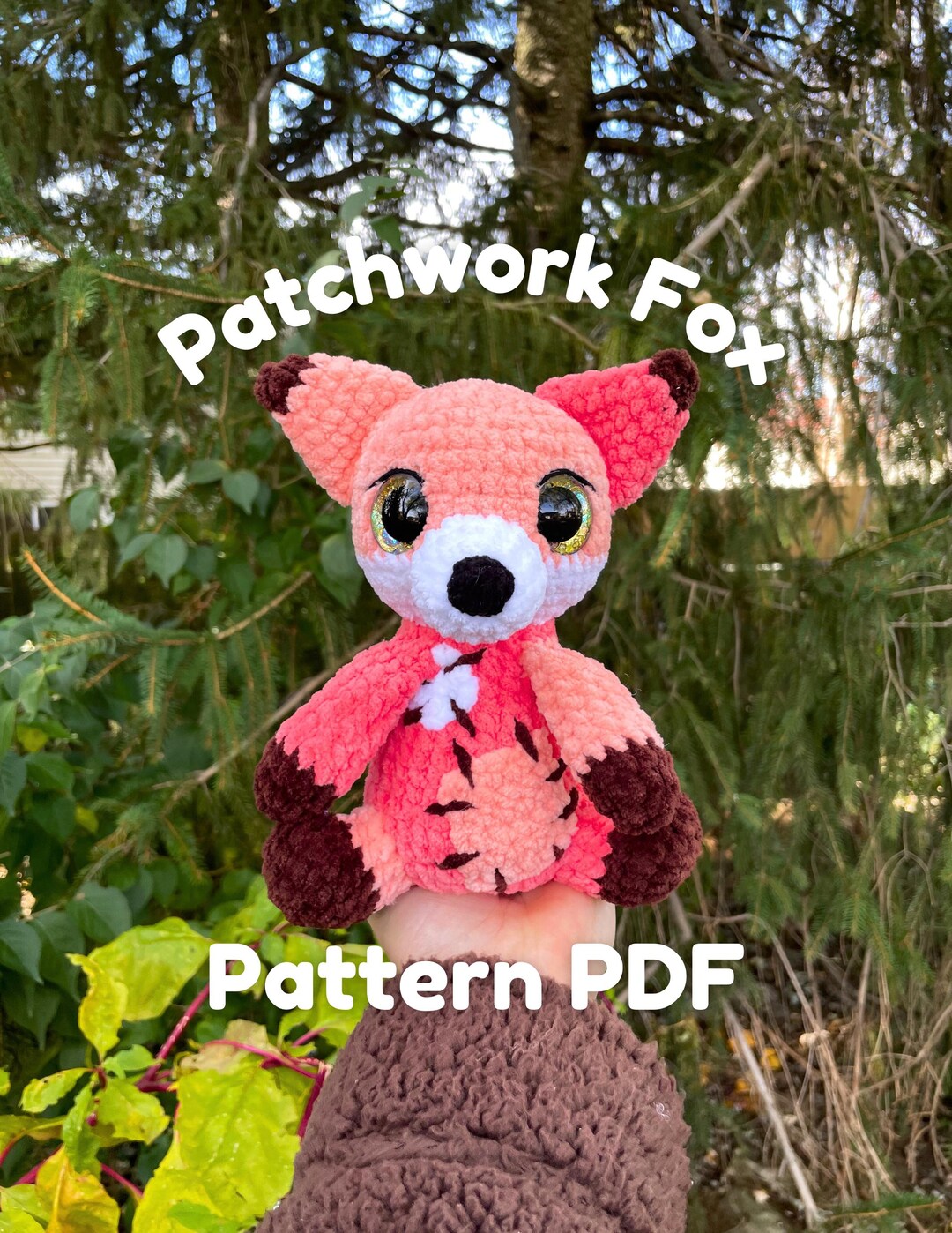 Patchwork Fox Crochet Pattern PDF - Etsy