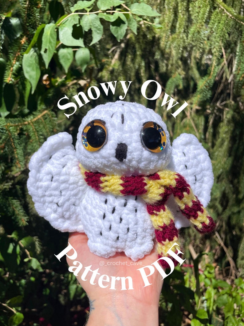 Snowy Owl Crochet Pattern, Pattern Pdf, US Terms - Etsy