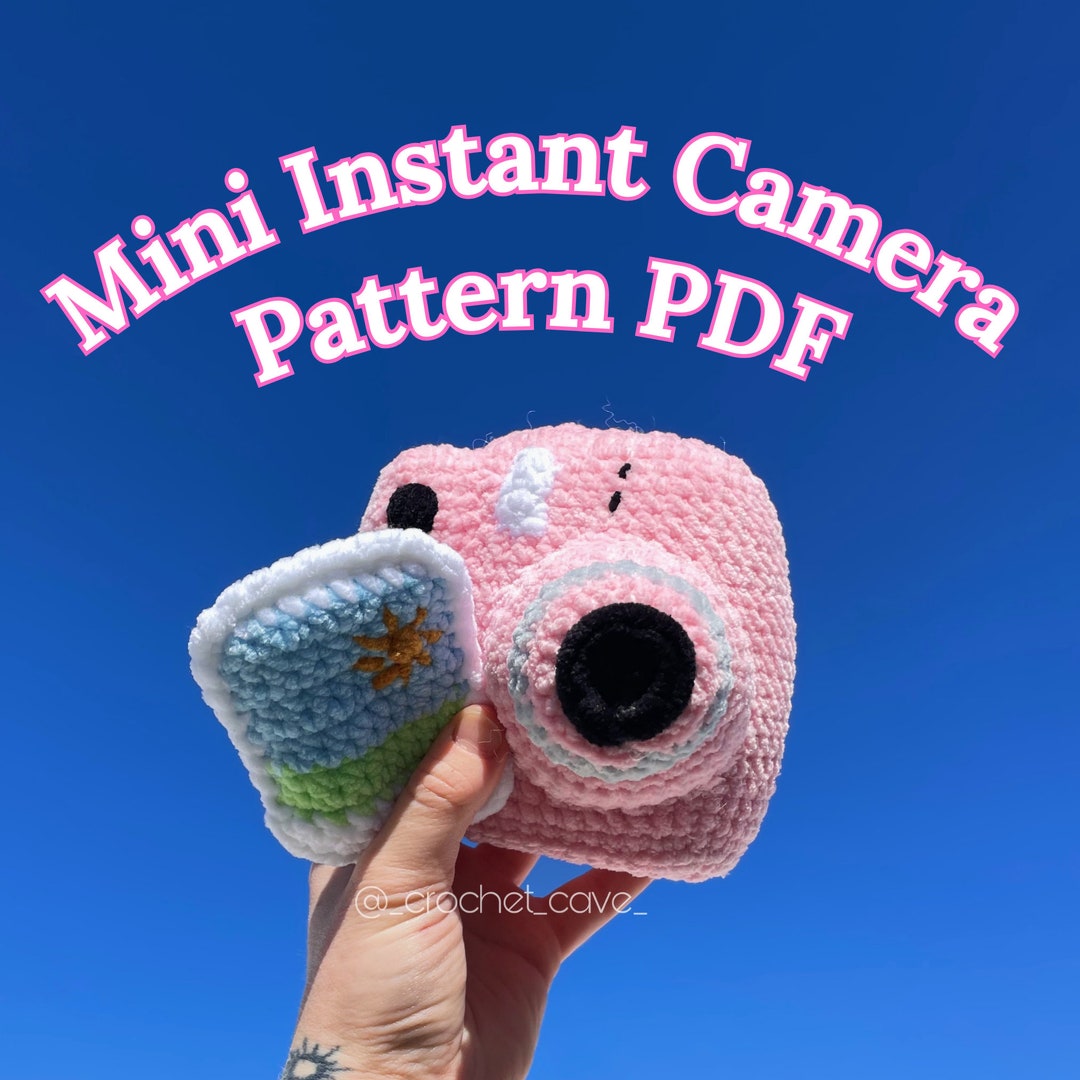 Mini Instant Camera Crochet Pattern, US Crochet Pattern, Amigurumi ...