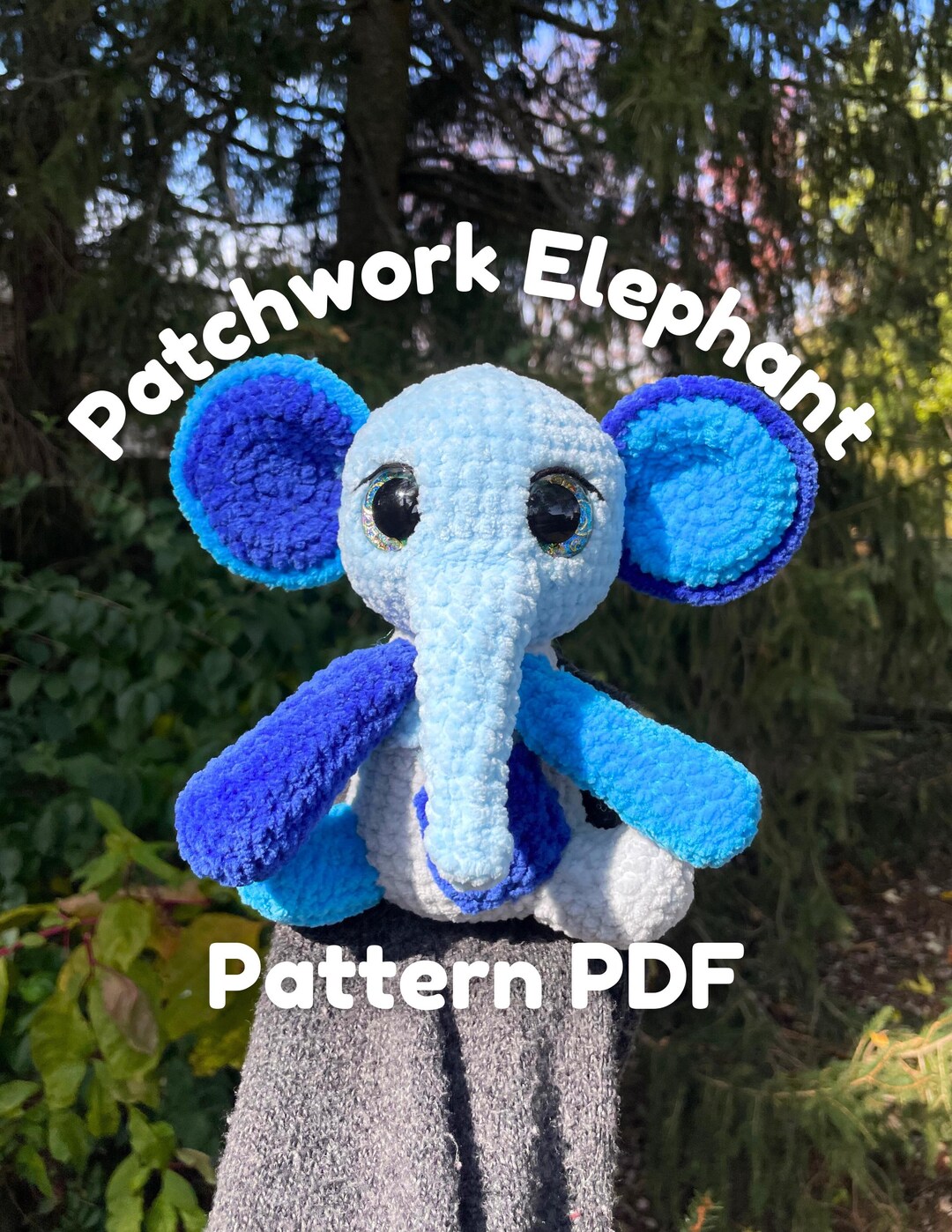 Patchwork Elephant Crochet Pattern PDF - Etsy