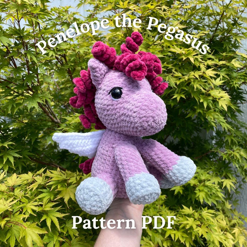 Penelope the Pegasus Crochet Pattern - Etsy