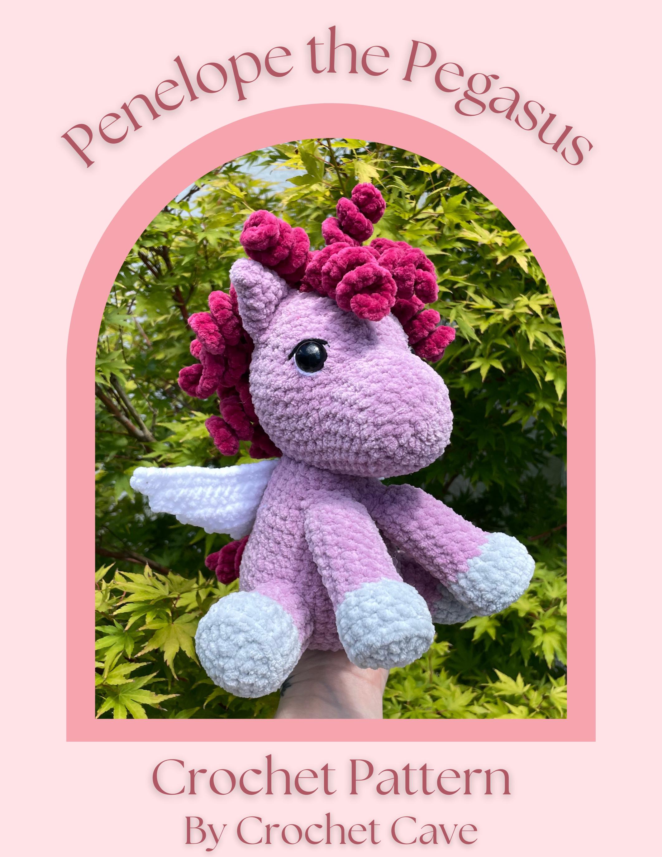 Penelope the Pegasus Crochet Pattern - Etsy