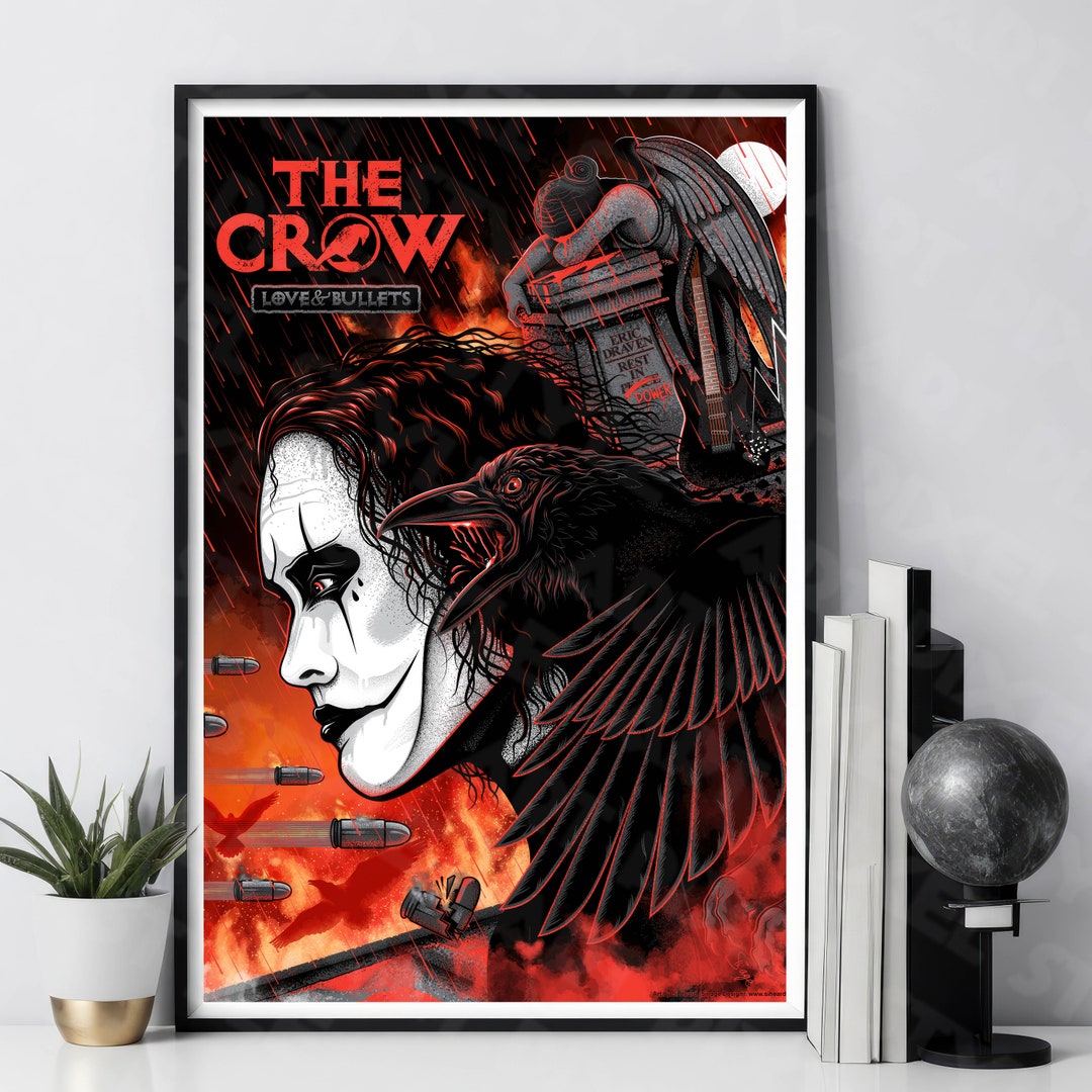 The Crow Movie Poster Classic Film-poster Gift Room Decor Wall Art, Art ...