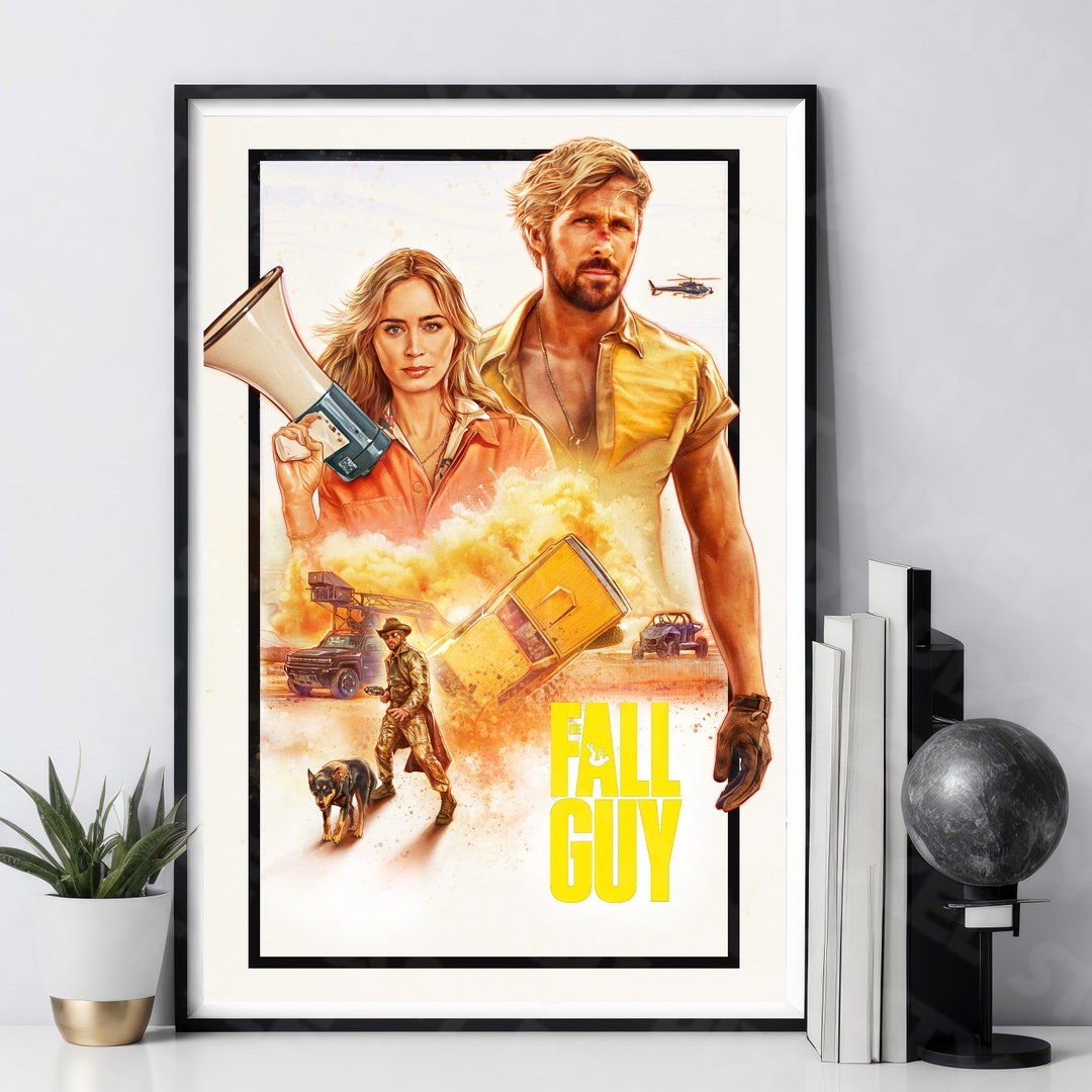 The Fall Guy Movie Poster, the Fall Guy 2024 Classic Vintage Movie ...