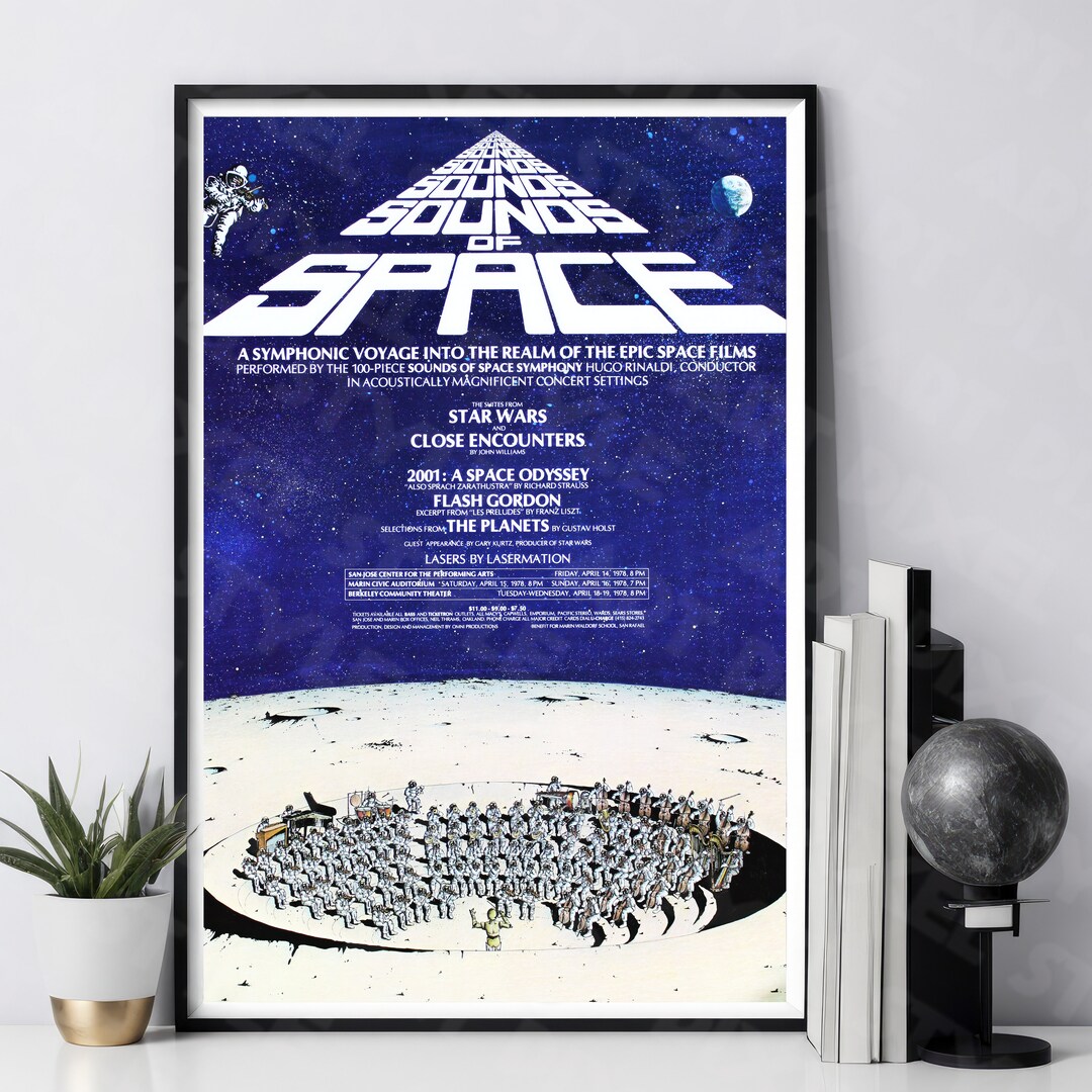 Star Wars Soundtrack Movie Poster Rare, High Res. Vintage Printable ...