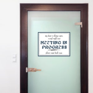 Do Not Disturb Door Sign Printable / Digital Download Work at Home Sign ...