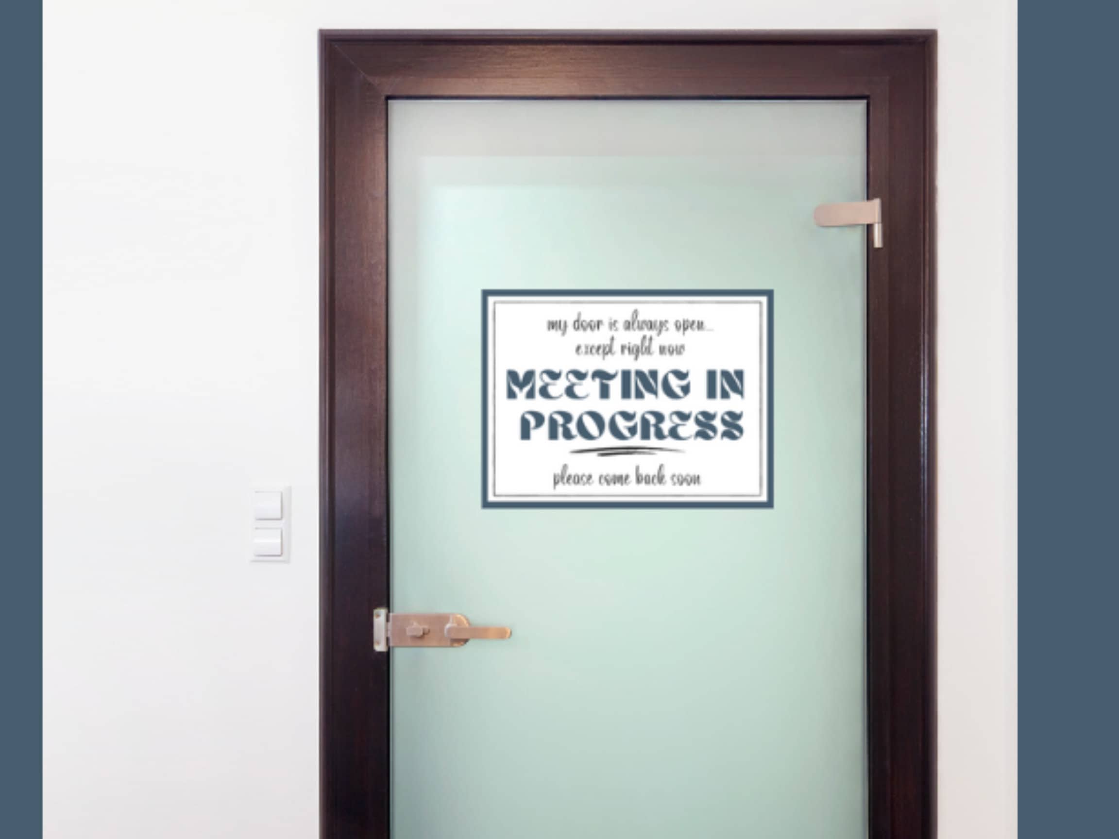 Do Not Disturb Door Sign Printable / Digital Download Work at Home Sign ...