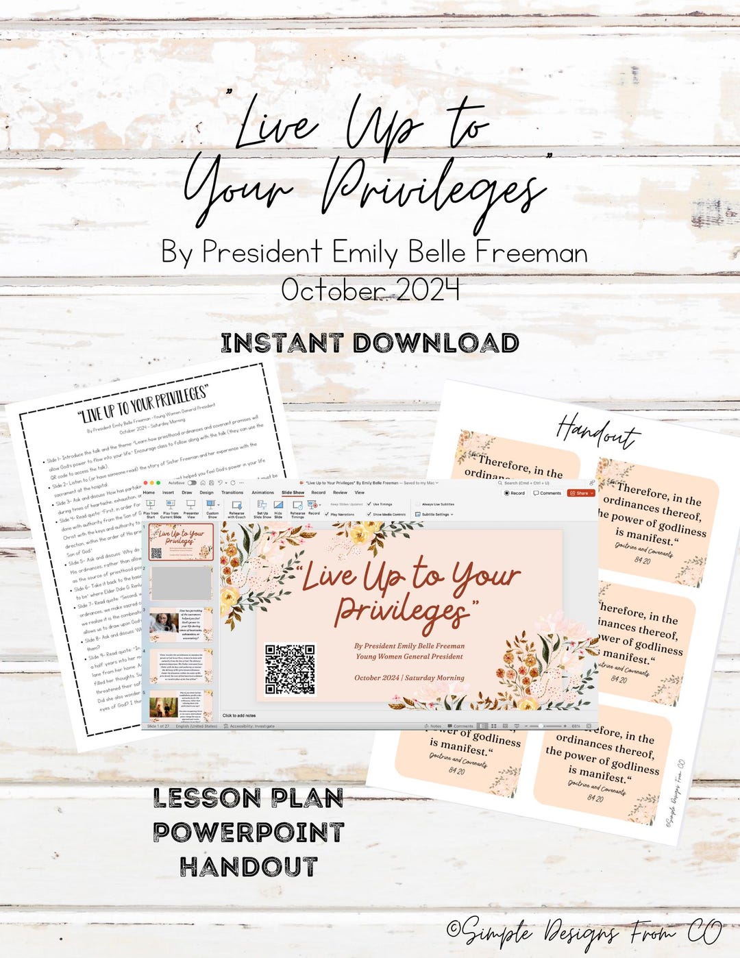 Live up to Your Privileges by Emily Belle Freeman October 2024 General ...