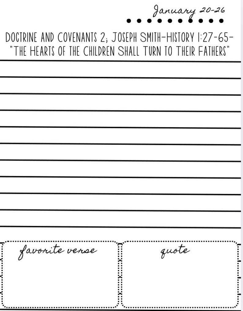 Come Follow Me Study Journal 2025 | Doctrine & Covenants | Digital ...