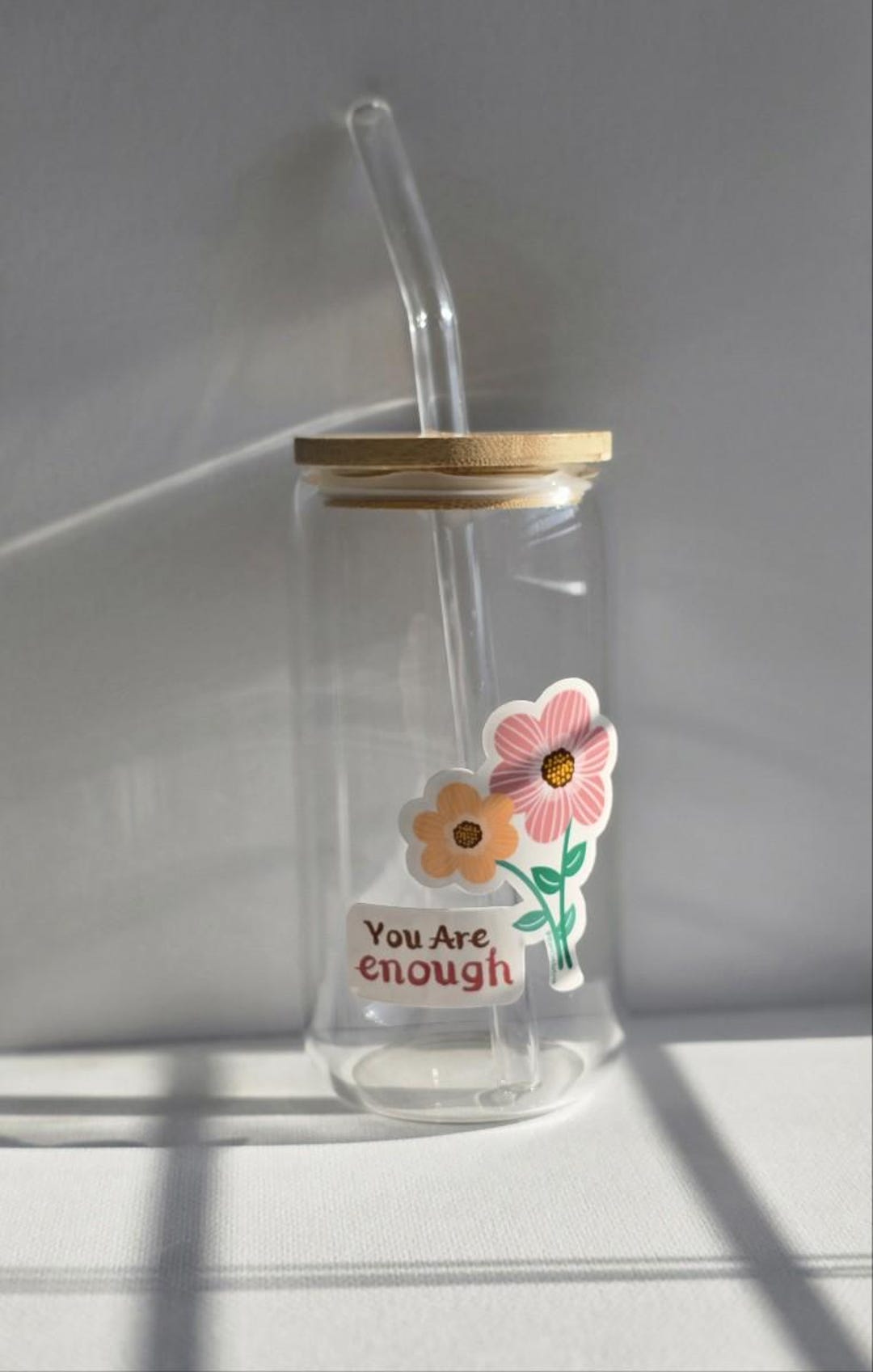 You Are Enough Sticker, Positive Words Sticker, Motivational Sticker ...