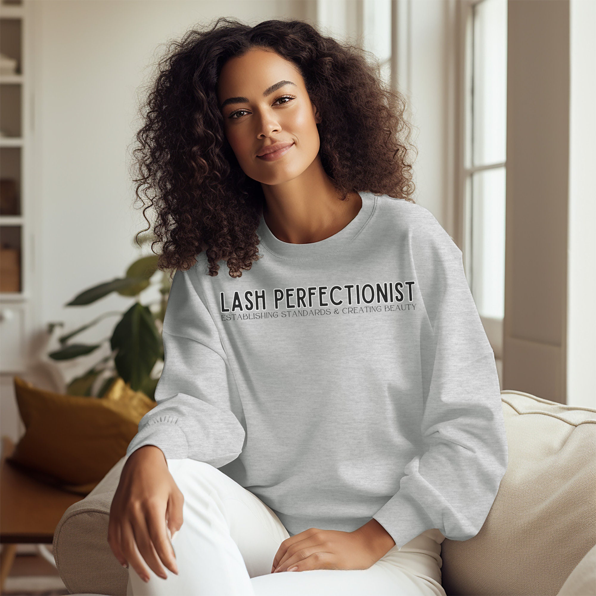 Lash Artists, Lash Boss lash Perfectionist Lash Tech Crewneck ...