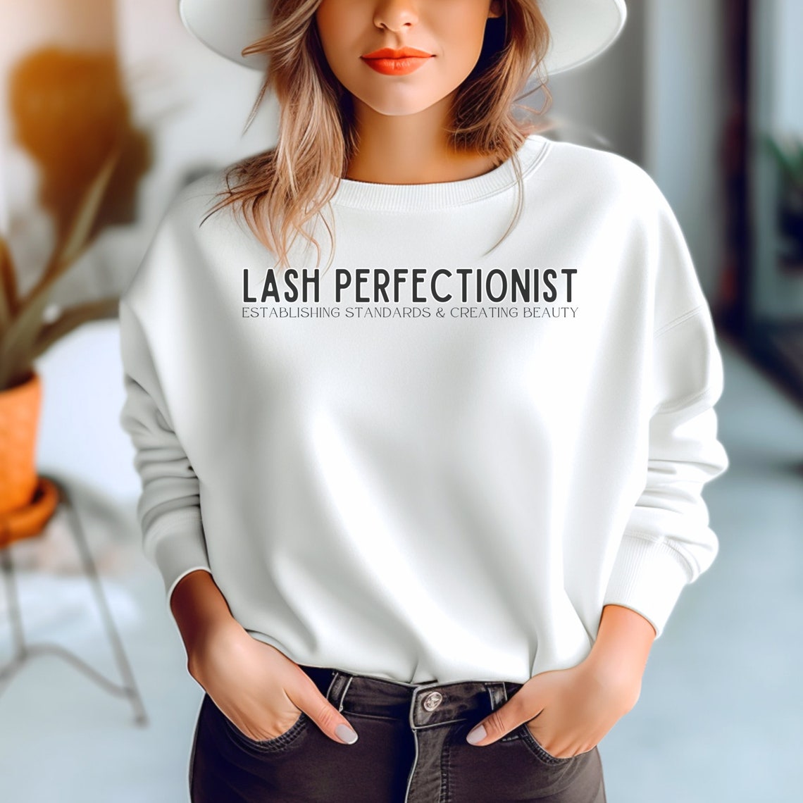 Lash Artists, Lash Boss lash Perfectionist Lash Tech Crewneck ...