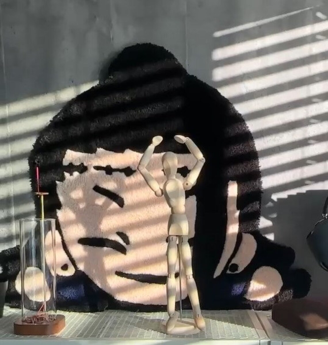 Handmade Megumi Fushiguro Tufted Rug, Anime Rug, Personalized Floor ...