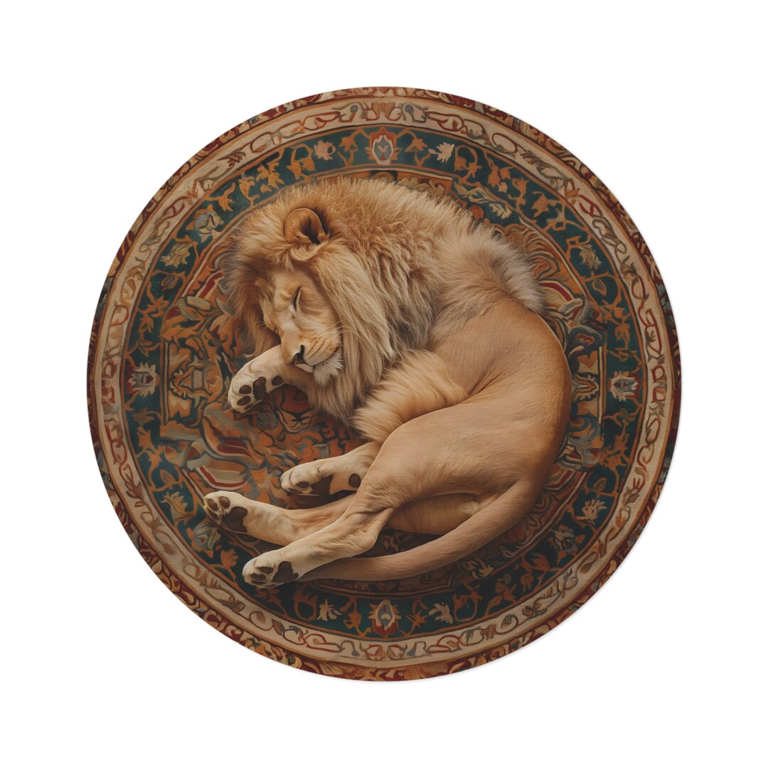 60" Round Rug: Narnia Naptime - Etsy