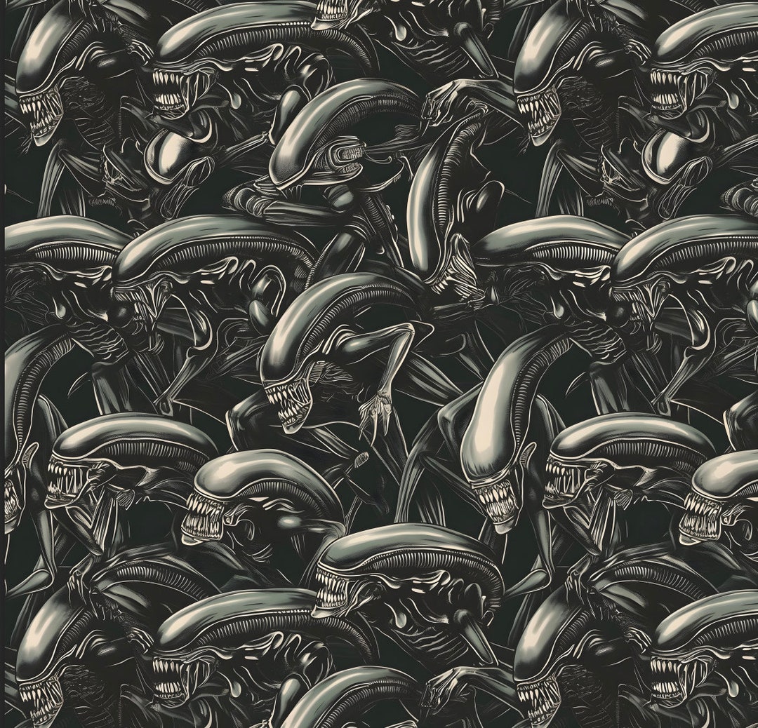 ALIENS Xenomorph Wrapping Paper - Etsy
