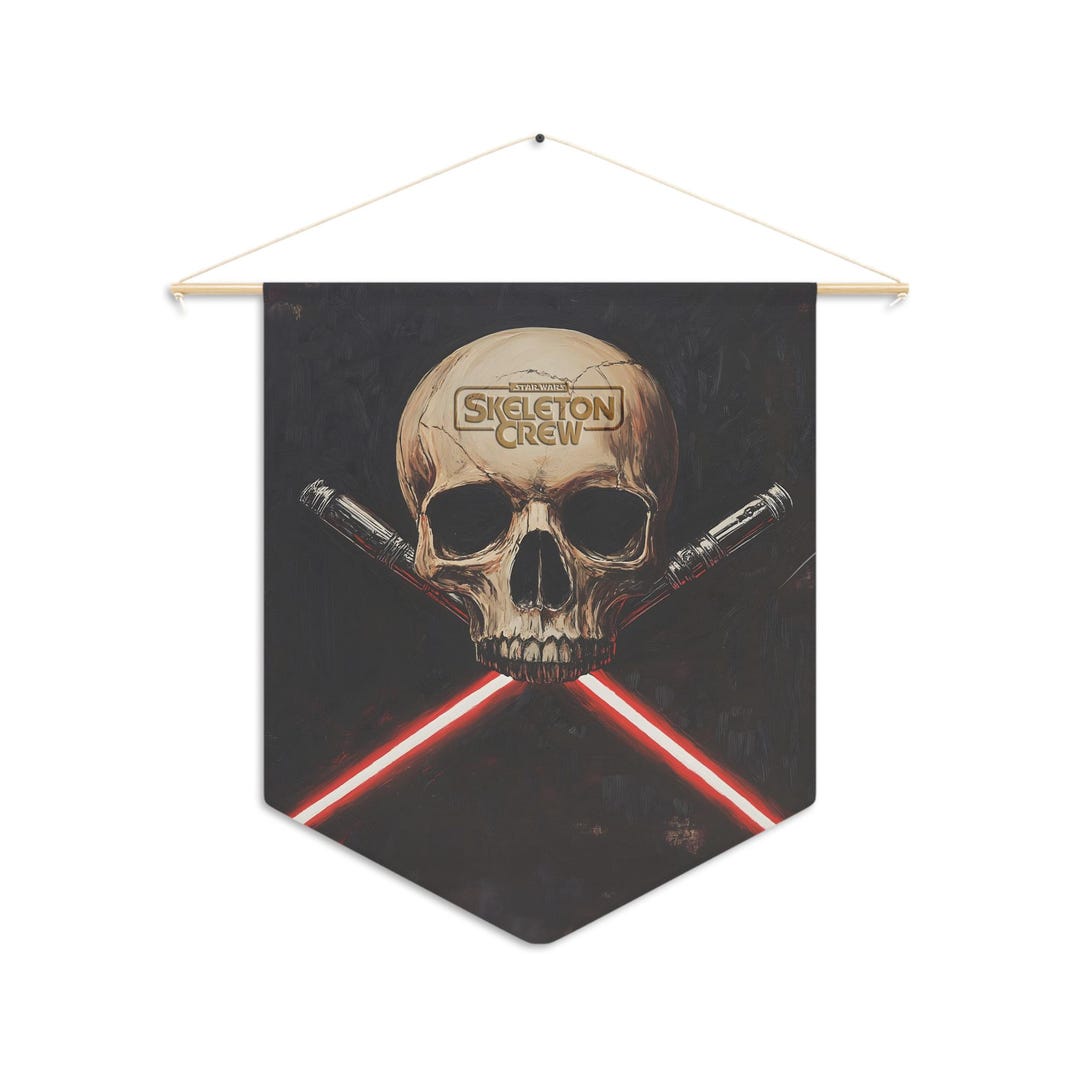 Star Wars Skeleton Crew Jolly Roger Pennant - Etsy