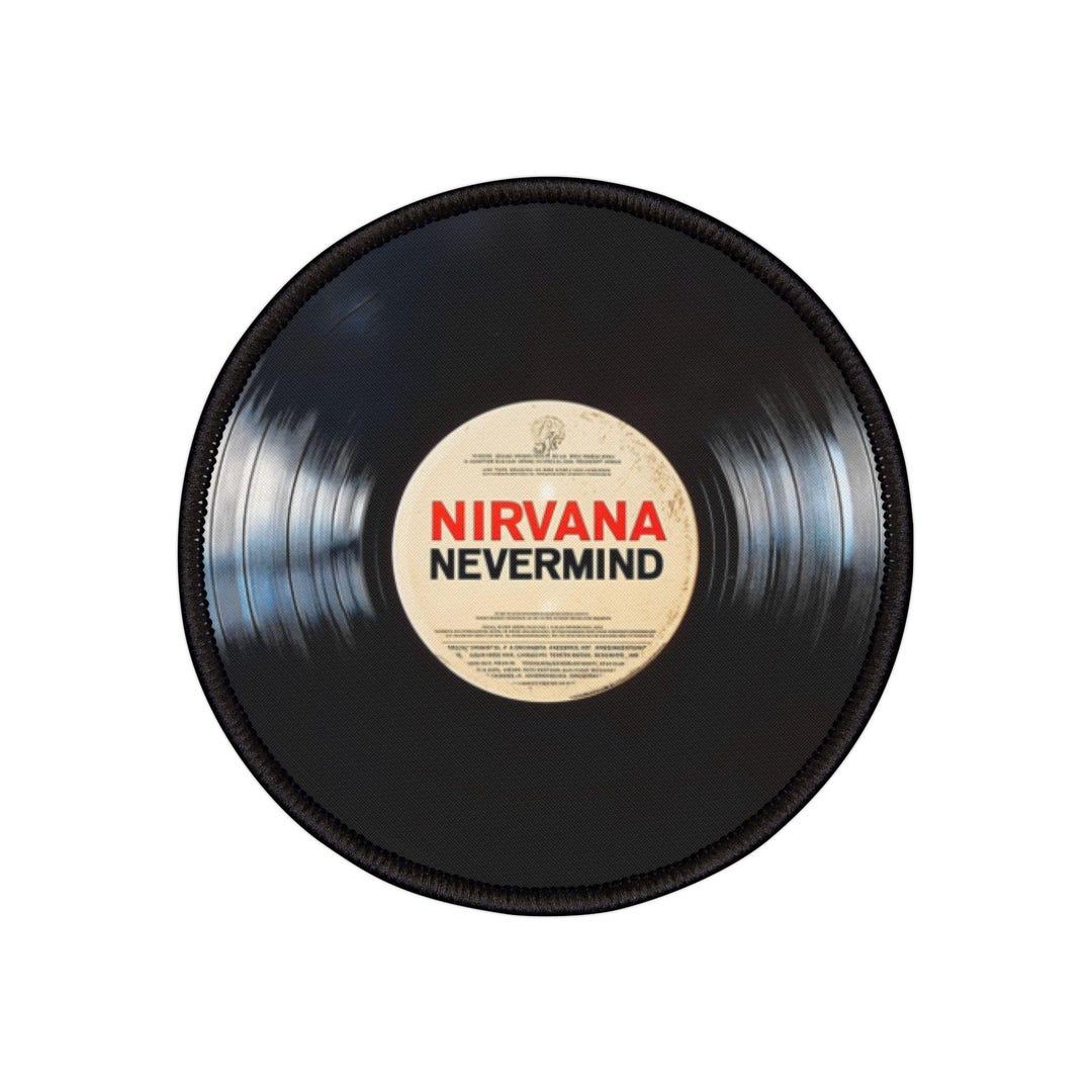Nirvana Nevermind Vinyl Record Iron-on Patches - Etsy