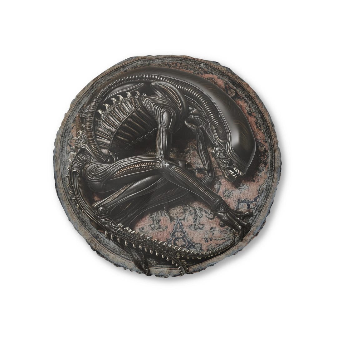 Alien Xenomorph 26" Tufted Floor Pillow - Etsy