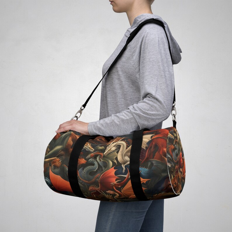 Here Be Dark Dragons Duffel Bag - Etsy