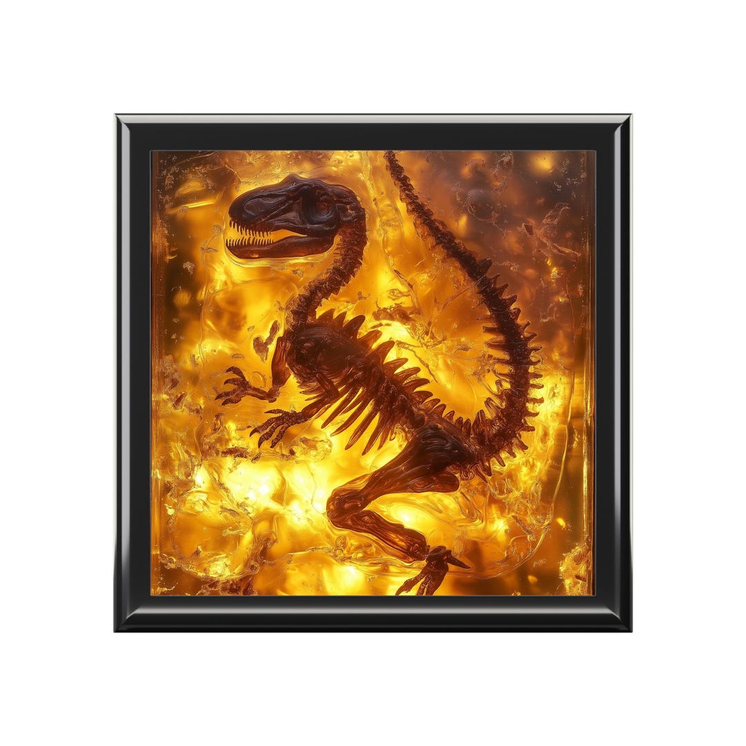 Jurassic Amber Jewelry Box - Etsy