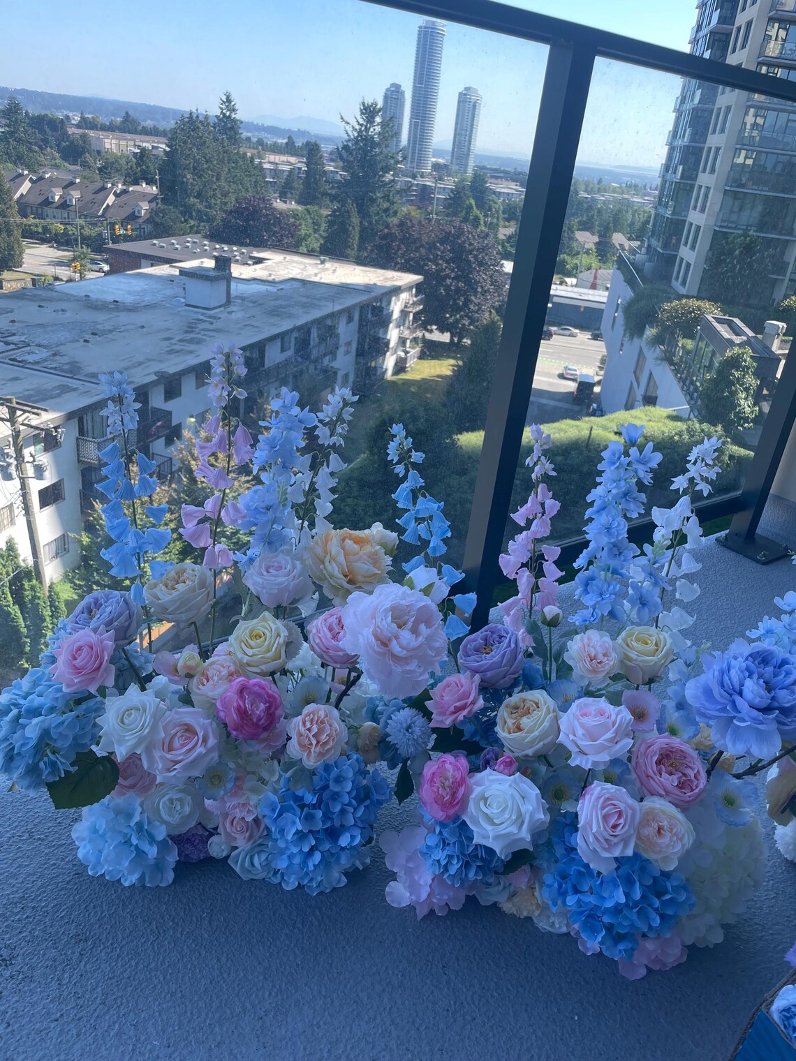 Pastel Wildflower Wedding Ground Flower Aisle Flower Floor Runner ...