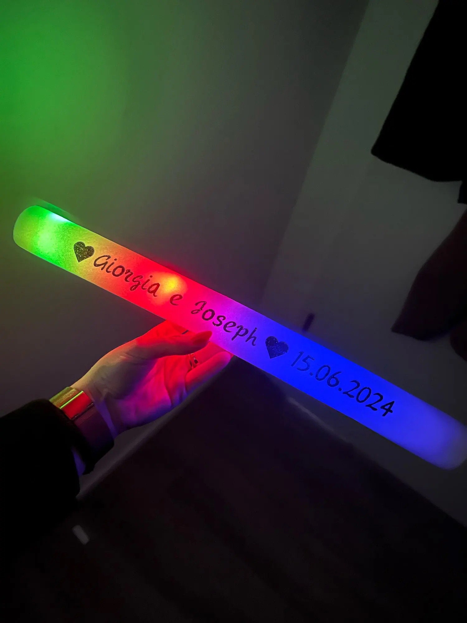 Customizable LED Foam Glow Sticks, Wands, Light up LED Foam Stick ...