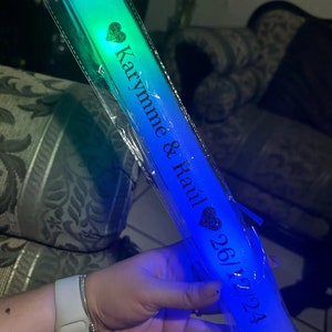 Customizable LED Foam Glow Sticks, Wands, Light up LED Foam Stick ...