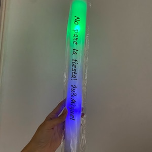 Customizable LED Foam Glow Sticks, Wands, Light up LED Foam Stick ...