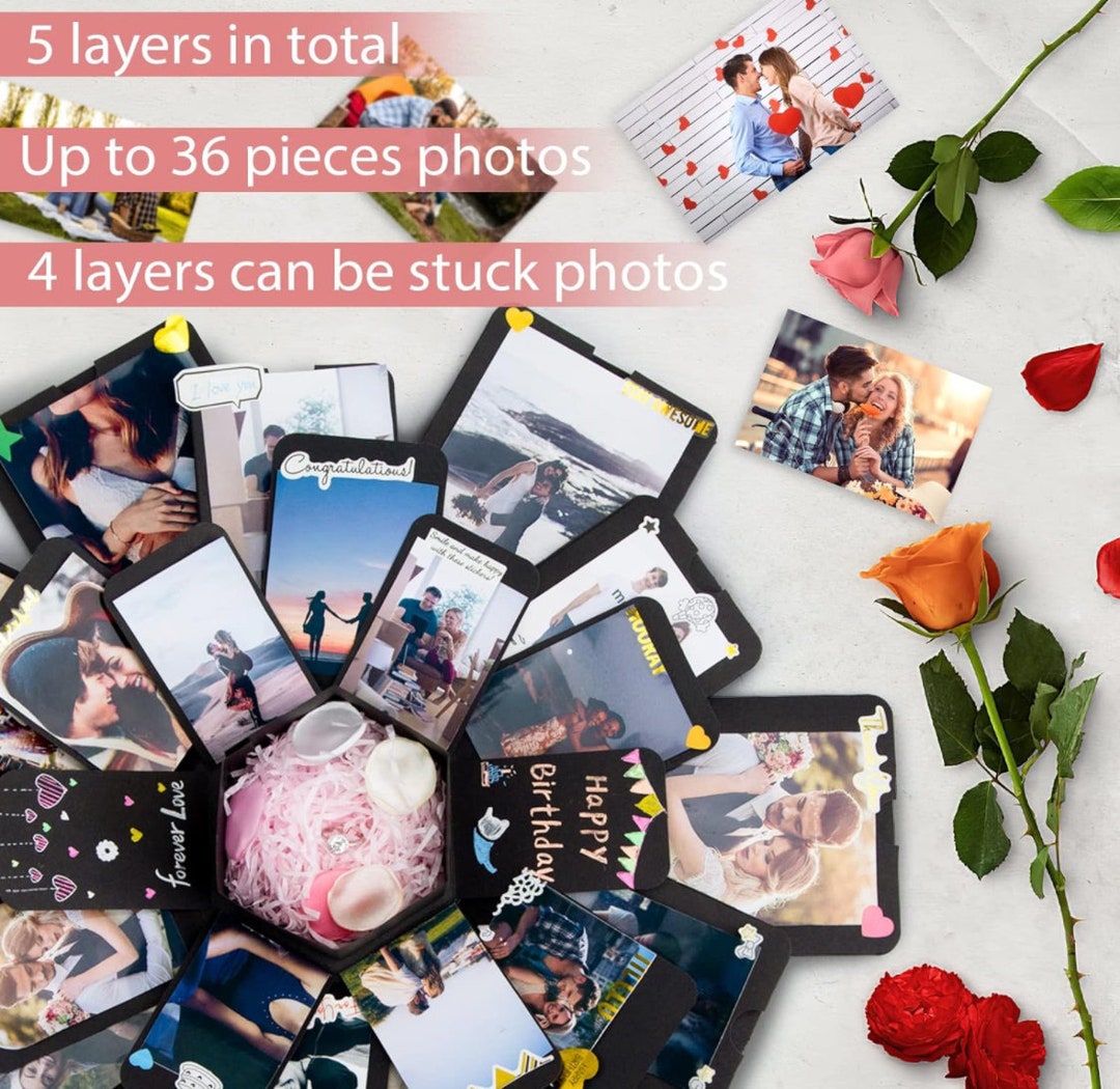 Exploding Photo Box! With Photos! - Etsy