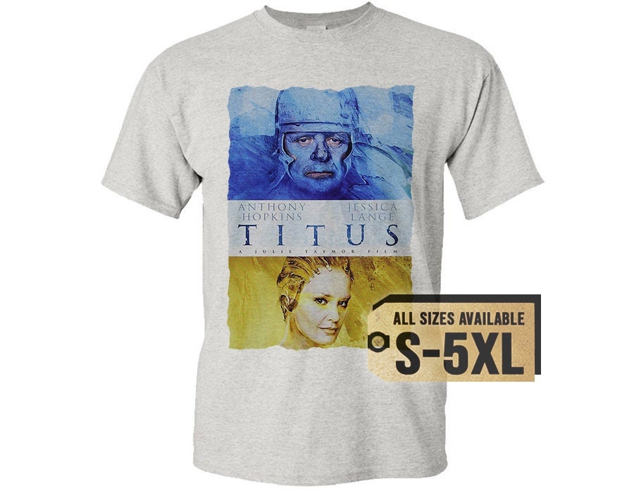 Titus V2 Anthony Hopkins Natural White Gray Vintage Men T Shirt All ...