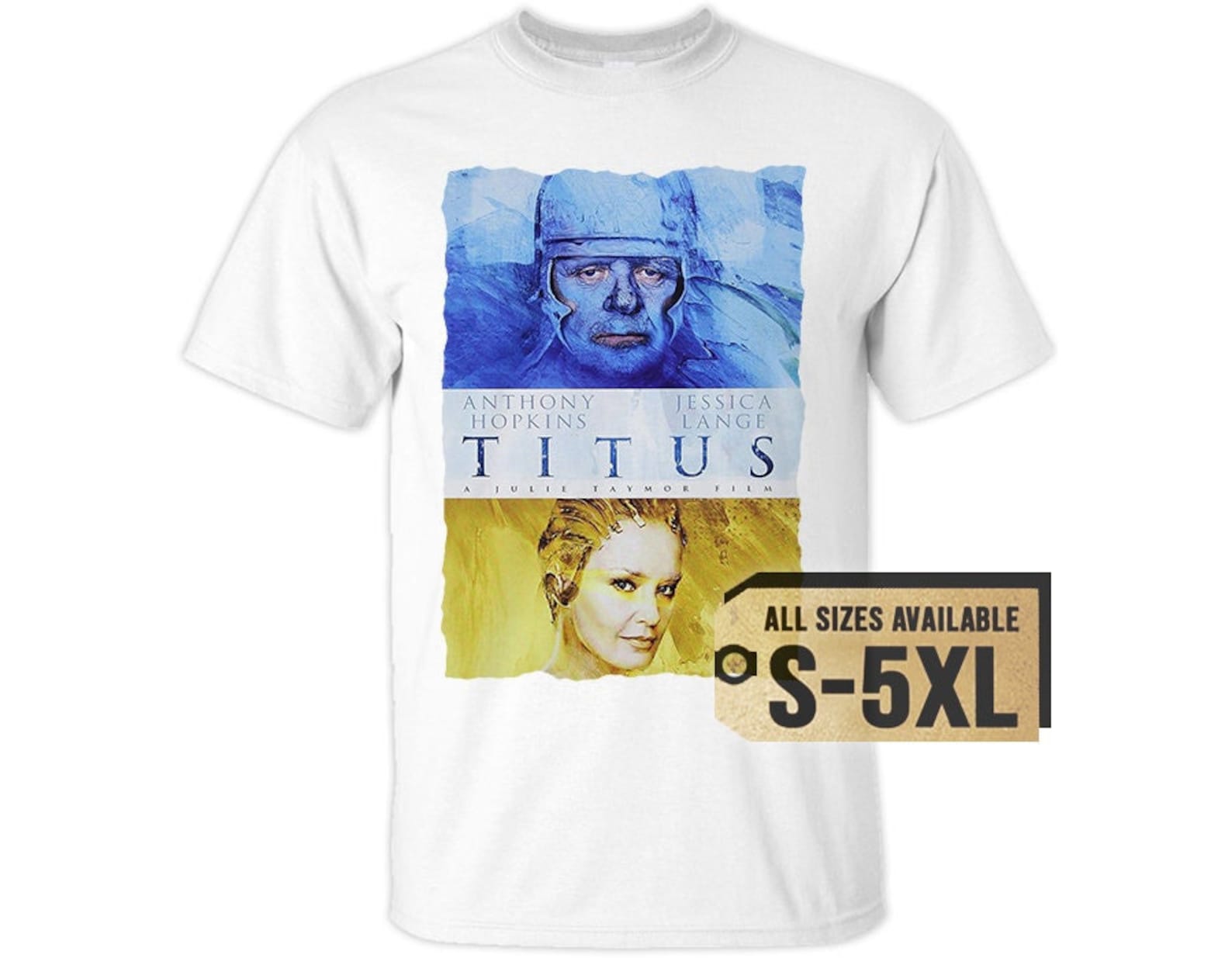 Titus V2 Anthony Hopkins Natural White Gray Vintage Men T Shirt All ...