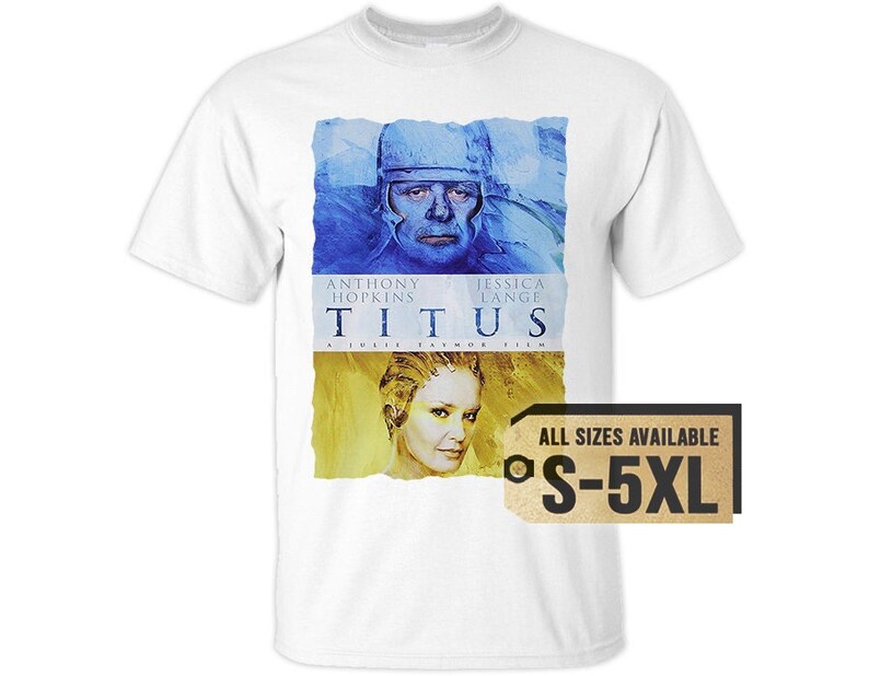 Titus V2 Anthony Hopkins Natural White Gray Vintage Men T Shirt All ...