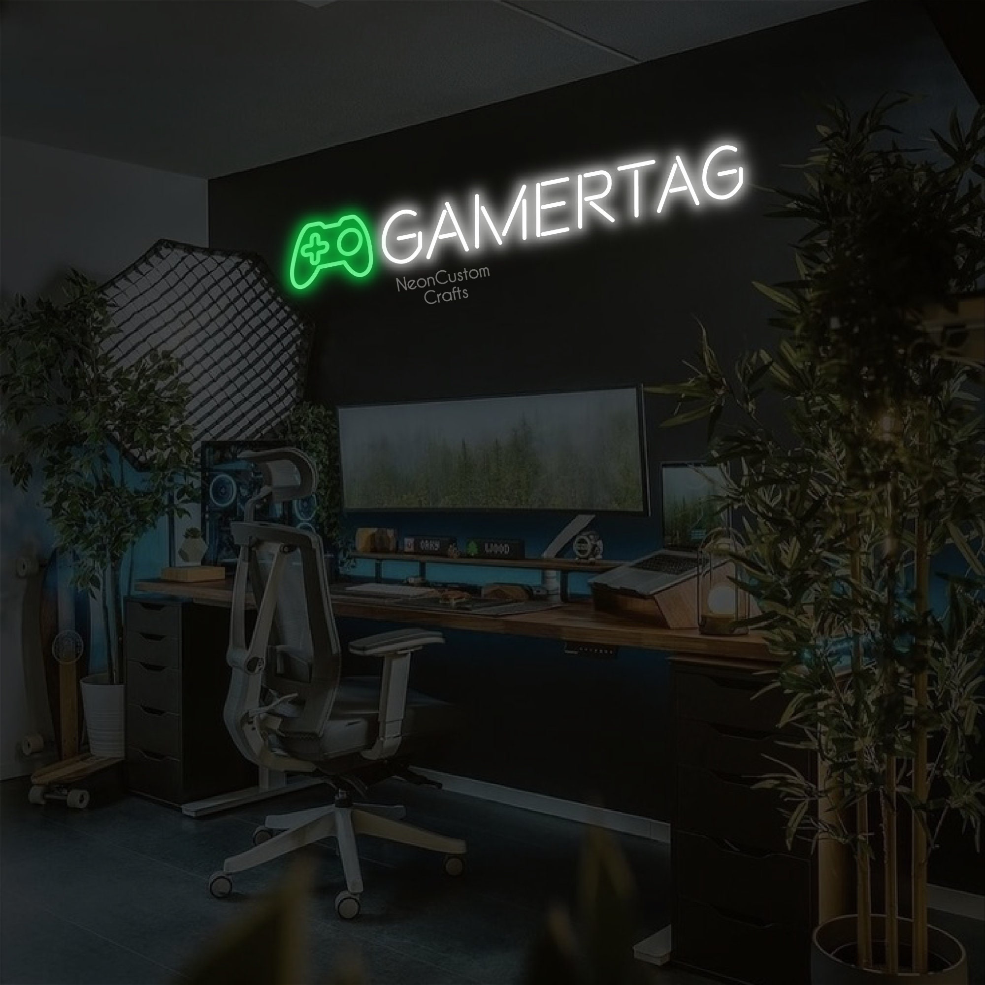 Custom Neon Sign Game Room Decor / Twitch Neon Light / Gamer Gifts ...