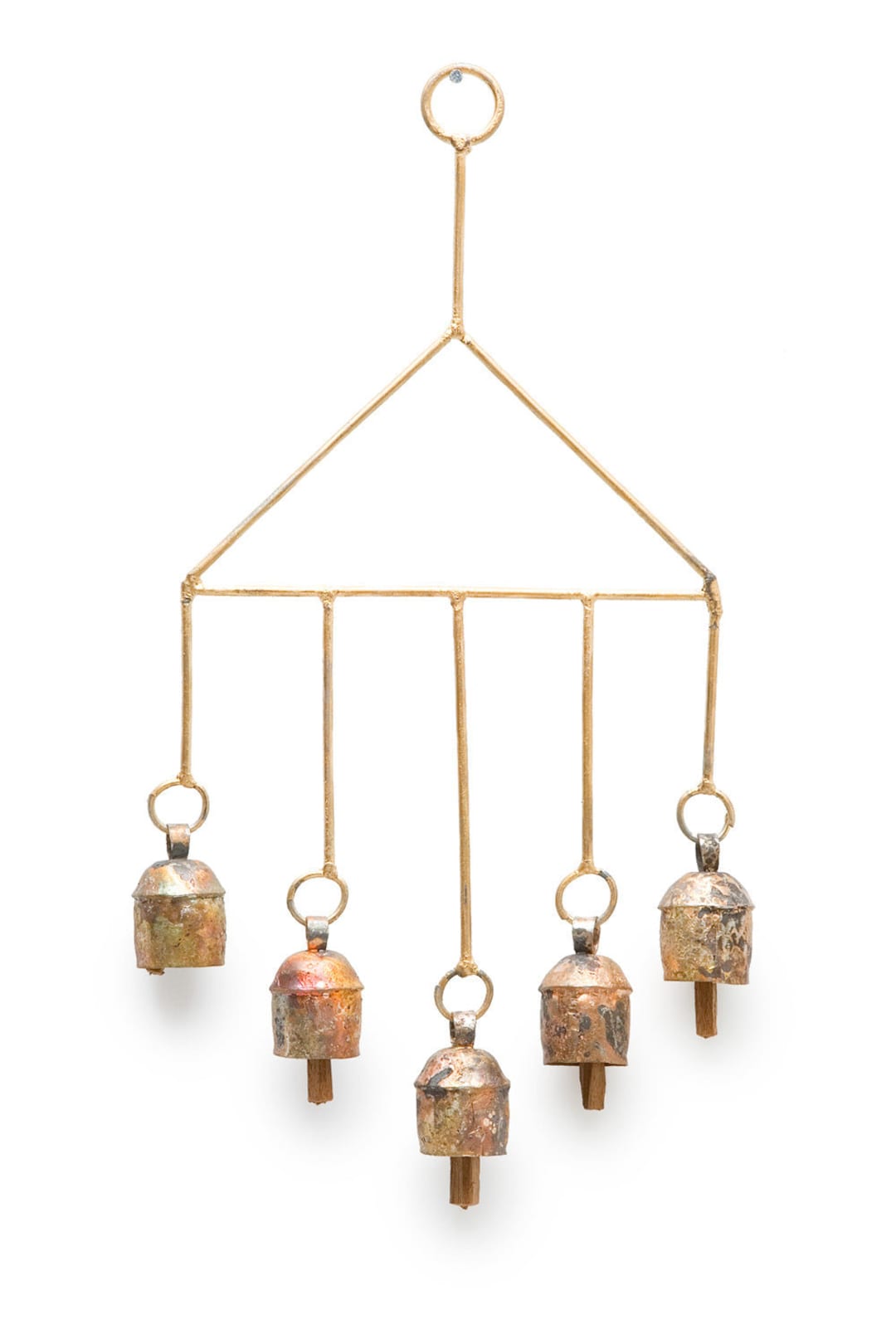 Dua Danti Desert Bell Chime: Handmade Indian Metal Wind Chime - Etsy