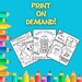 10 Page Ms Rachel Coloring & Activity PRINTABLE - Etsy