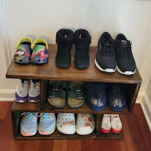 Handmade Unique Shoe Rack - Ships Fully Assembled! - Etsy