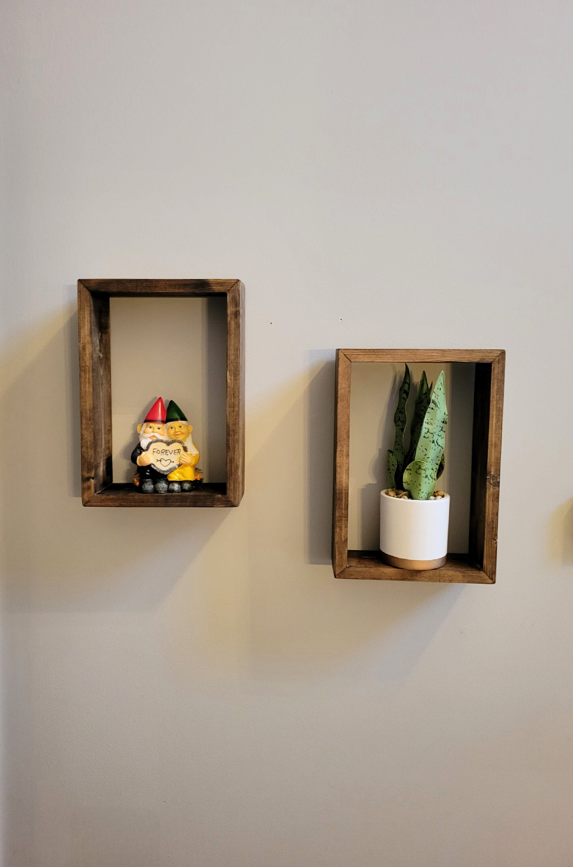 Set of 2 Plant Shelf, Plant Shelves, Floating Shelf, Floating Plant ...