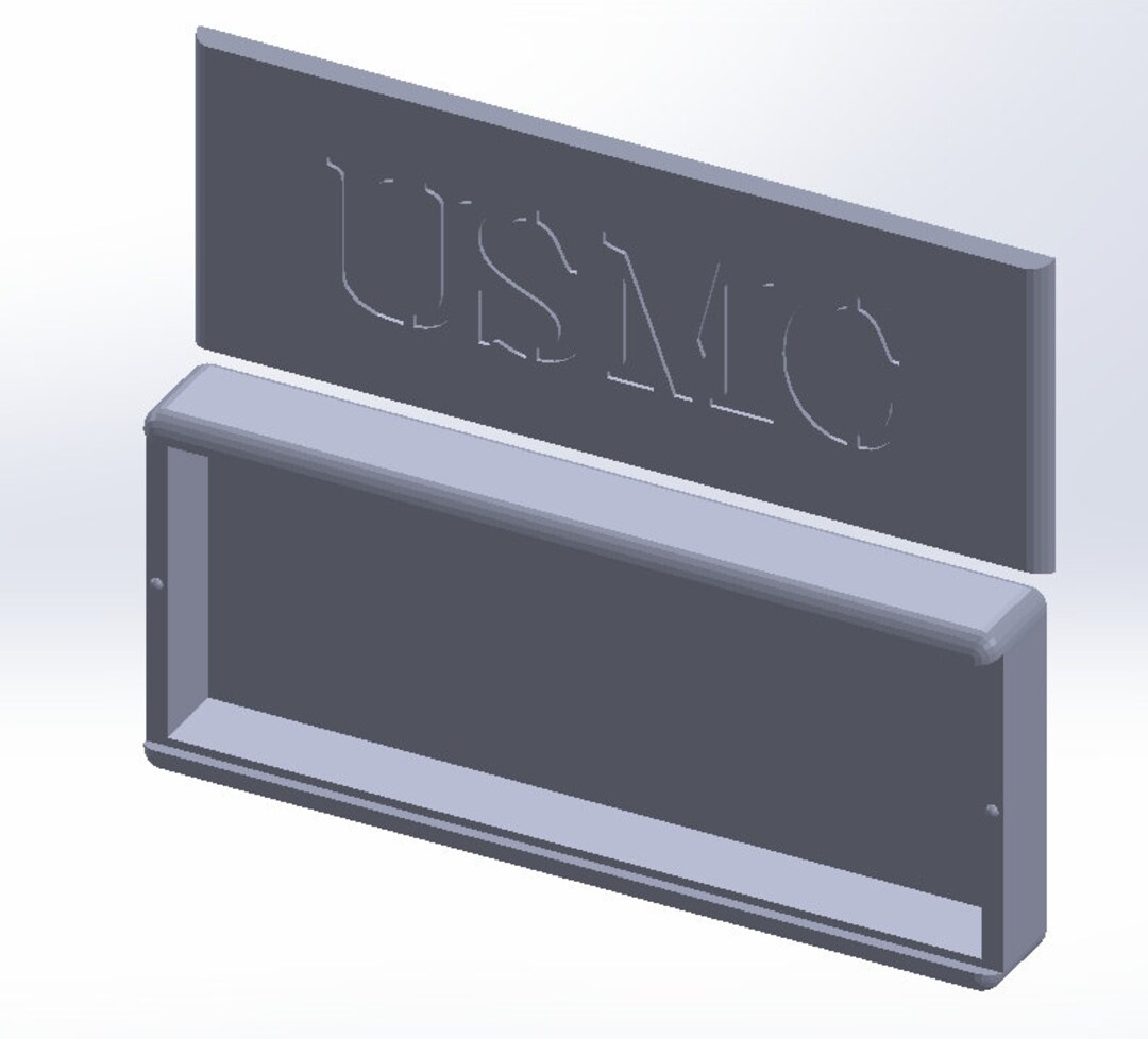 USMC 5 Crayon Box - Etsy