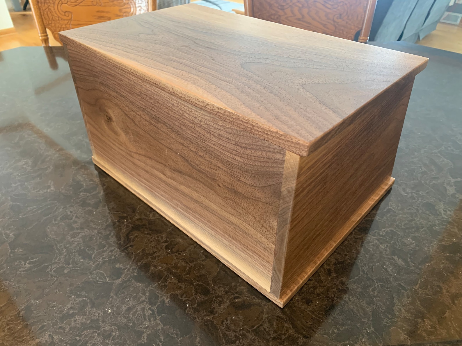 Black Walnut Bread Box - Etsy