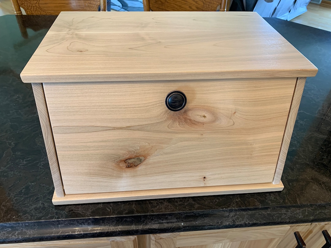 Wooden Bread Box - Etsy