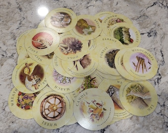 Tea Leaf Fortune Cards Kit Card Deck & Guidebook Set Oracle Cards and ...