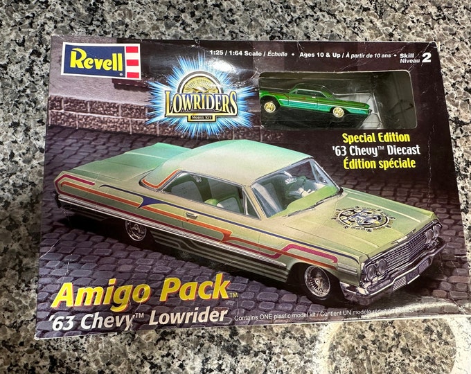 Revell Lowriders 63 Chevy Impala Amigo Pack Special Edition 63