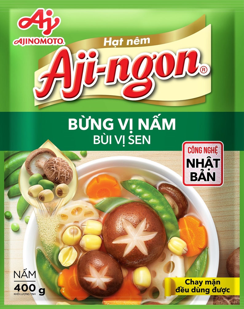 Hat Nem Aji-ngon Bung Vi Nam Mushroom and Lotus Root Seasoning 200g - Etsy