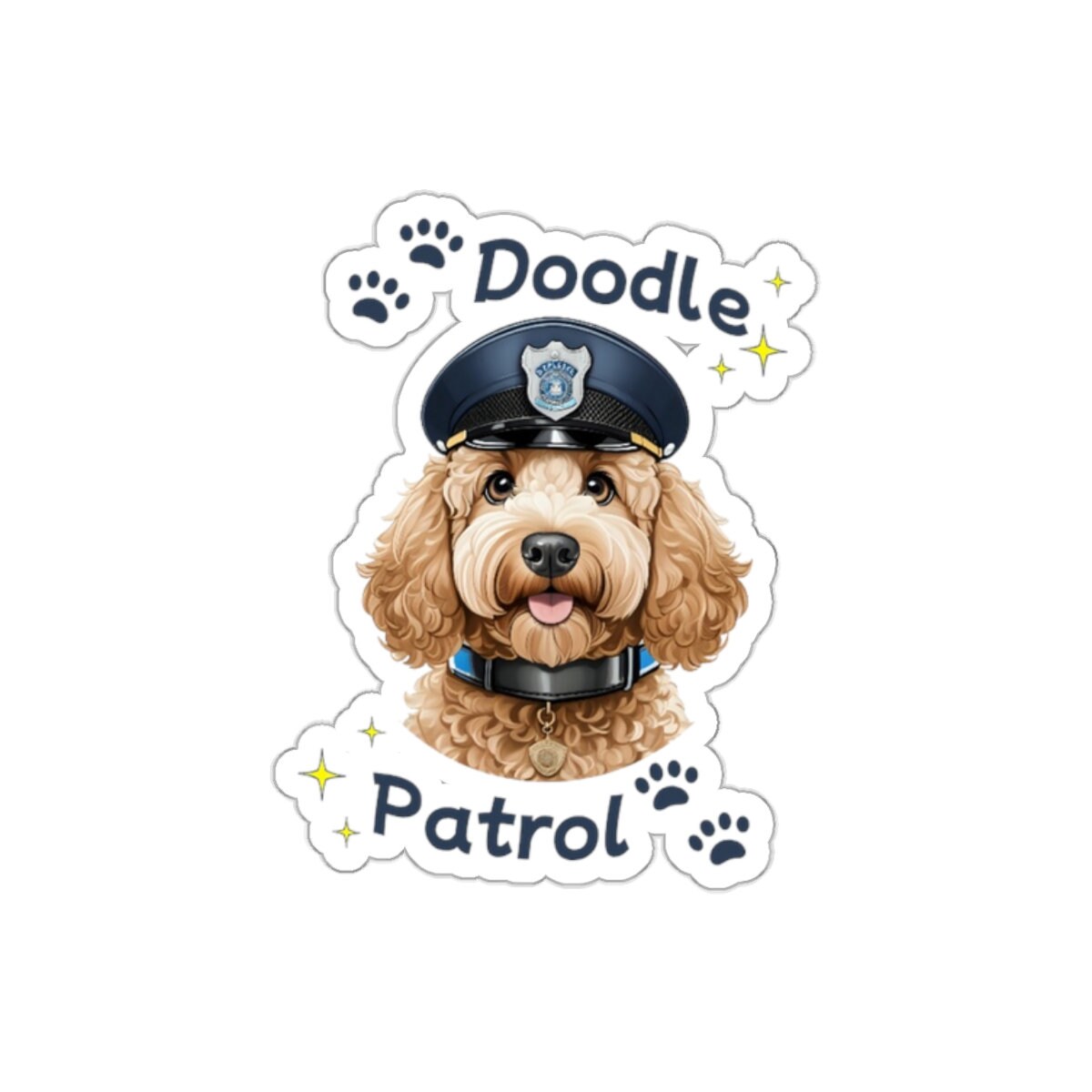 Doodle Patrol Police Dood Sticker Cute Sticker for Fridge Laptop - Etsy
