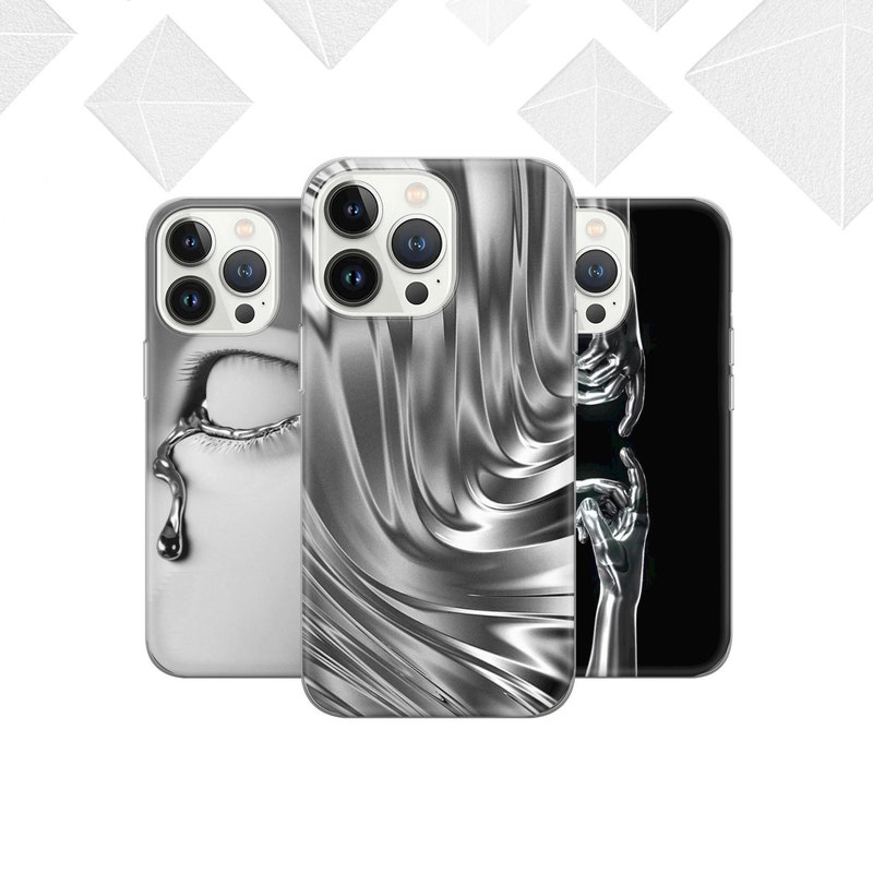 Silver Phone Case - Etsy