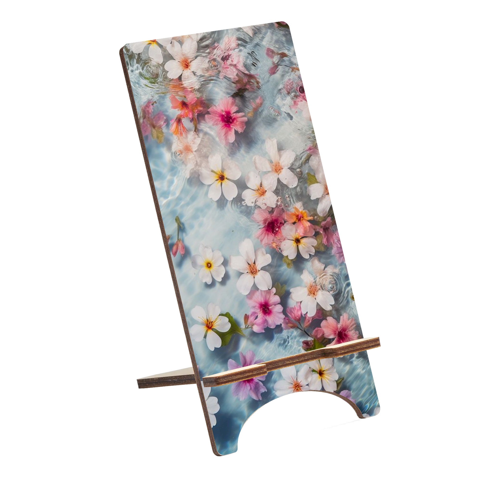 Tropical Hawaii Wood Phone Stand, Coastal Aesthetic Holder for iPhone ...