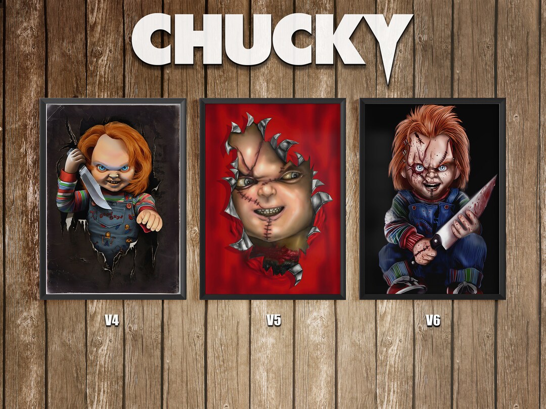 Chucky V4,5,6 Movie Poster Printed on Glossy Photo Paper Sizes A1 A2 A3 ...