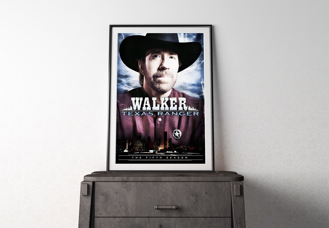 Chuck Norris Texas Ranger V3 Movie Poster Printed on Glossy Photo Paper ...