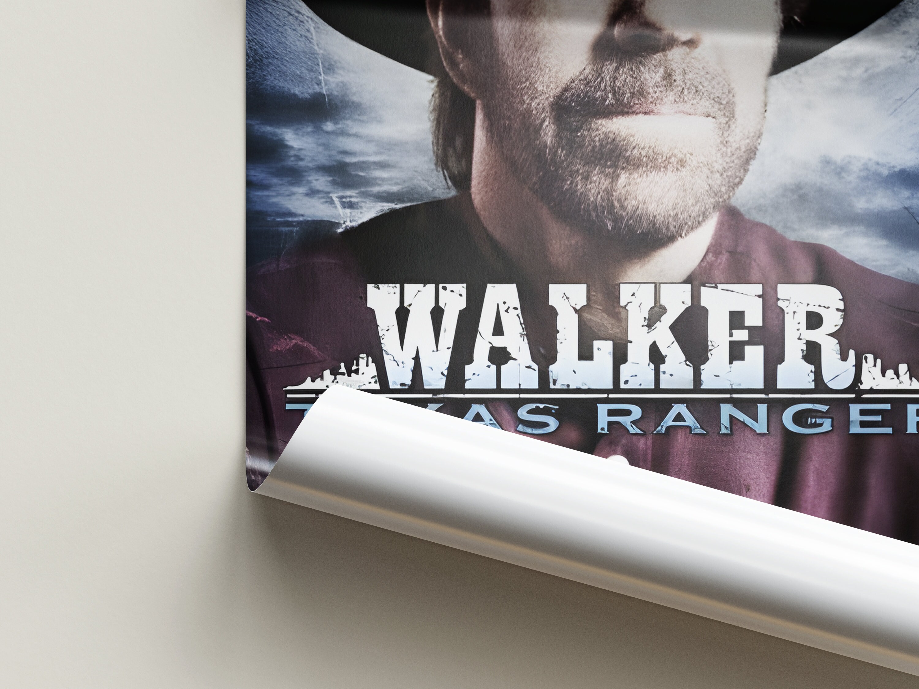 Chuck Norris Texas Ranger V3 Movie Poster Printed on Glossy Photo Paper ...